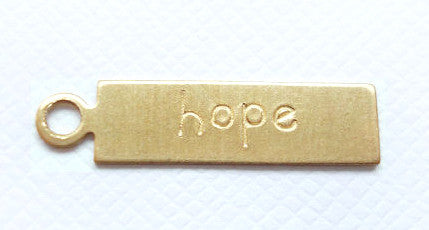 Brass Hope Wish Love Golden Charm Bracelet – Dolly Loves PolkaDot