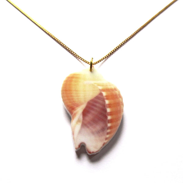 Pretty Conch Shell Acrylic Pendant Necklace – Dolly Loves PolkaDot